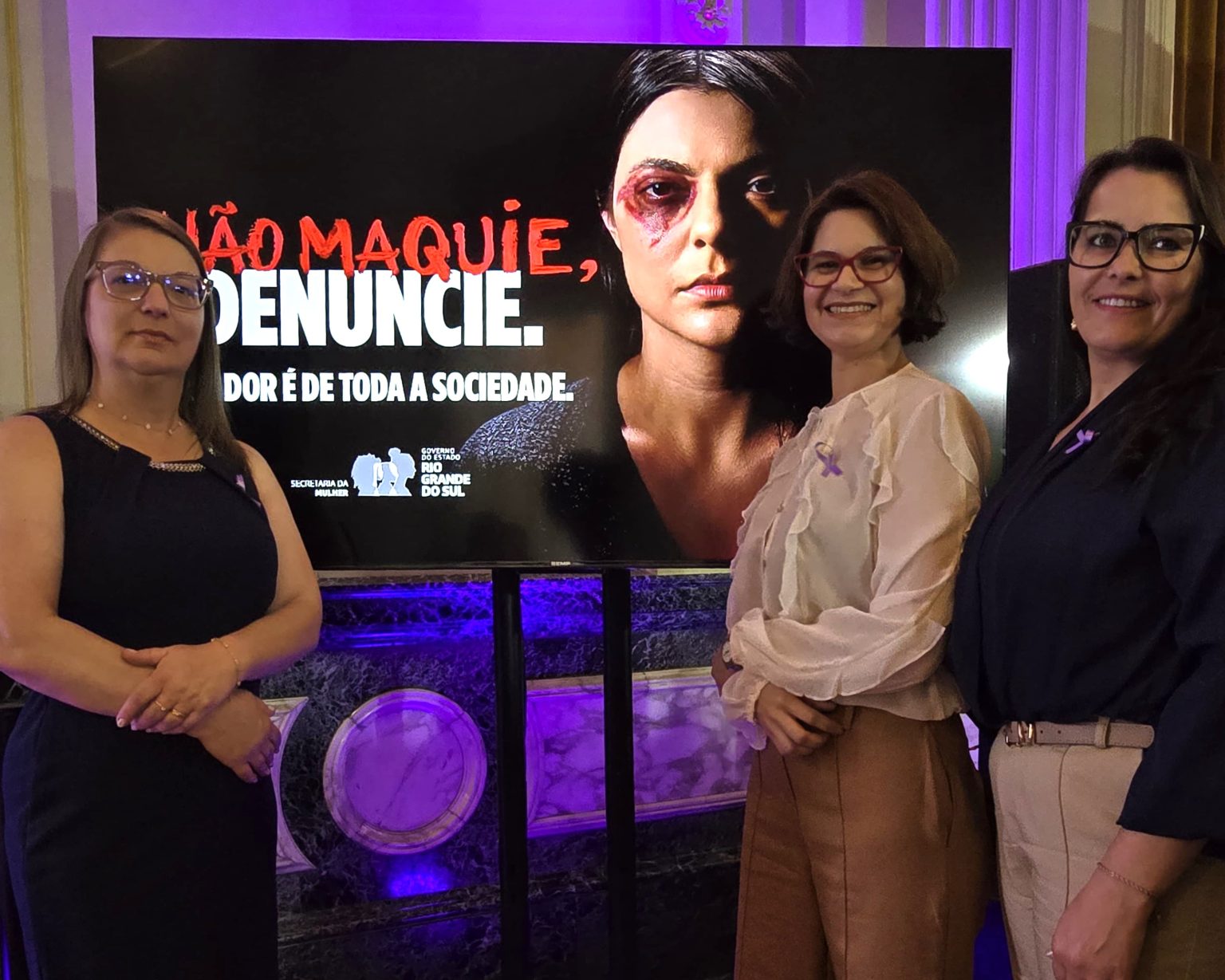 Gramado participa do lançamento da Campanha "Não Maquie, Denuncie ...