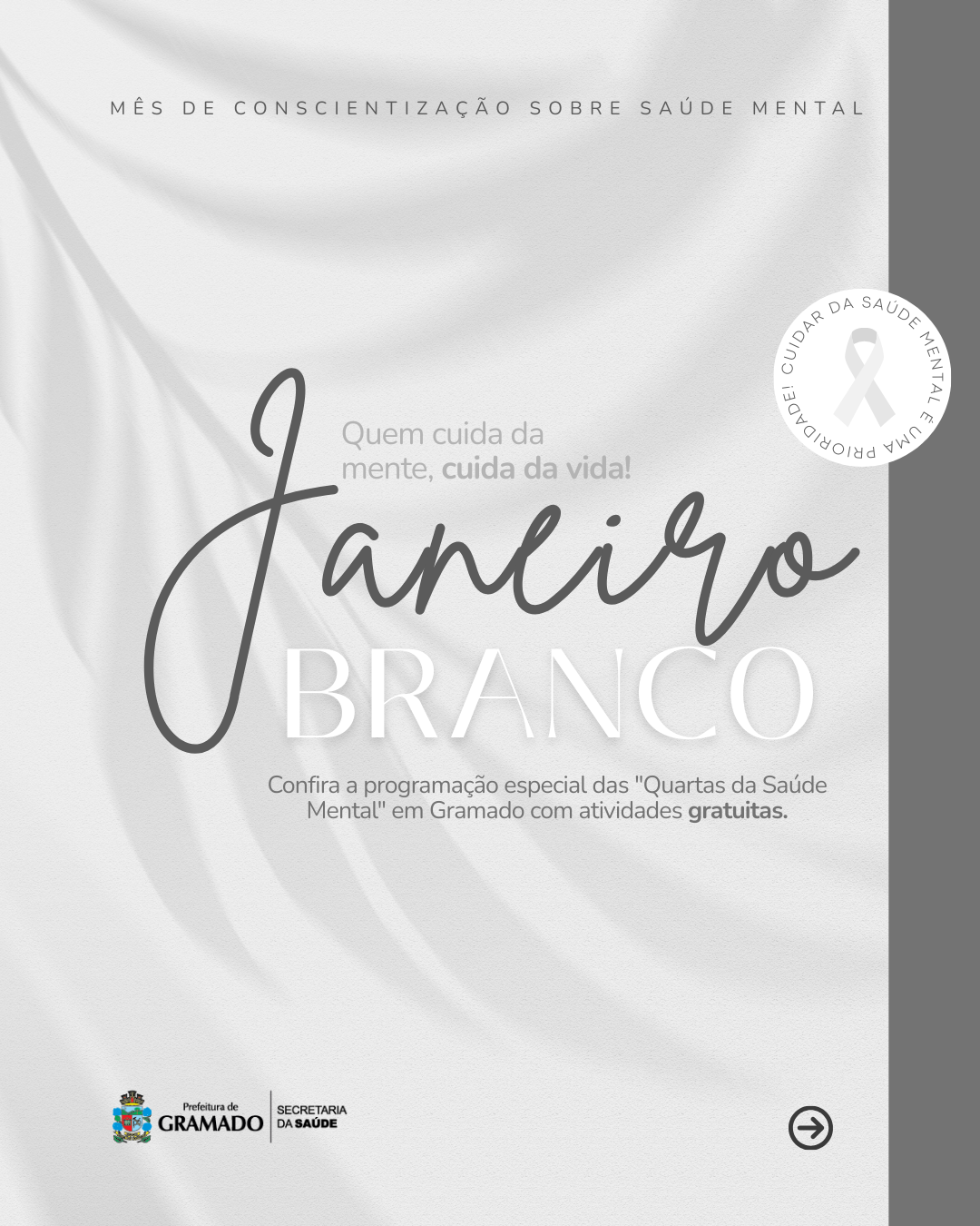 Gramado lança programação do Janeiro Branco com ações voltadas à saúde ...